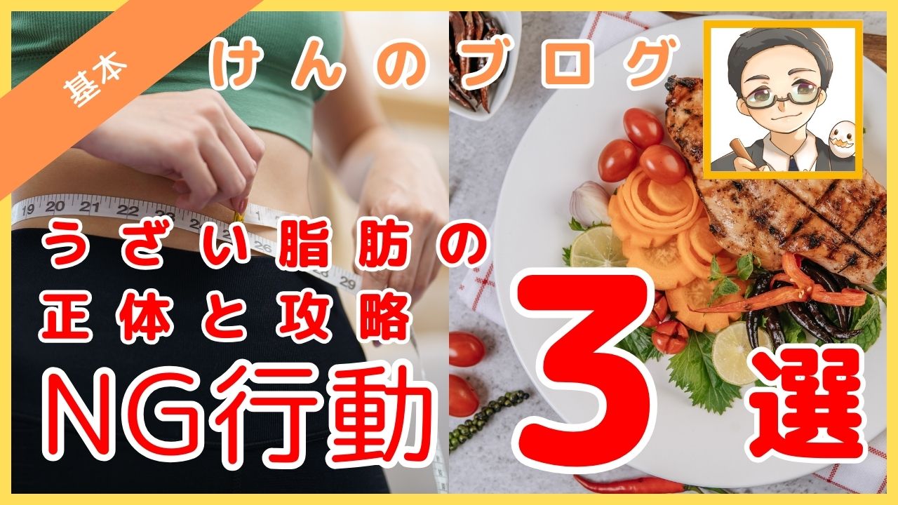 うざい脂肪の正体と攻略【NG行動3選】 | 食べて健康に痩せる！生活習慣改善ブログ